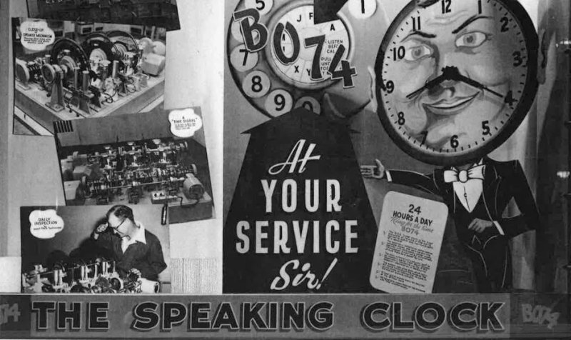 SPEAKING CLOCK - GENERAL DESCRIPTION
