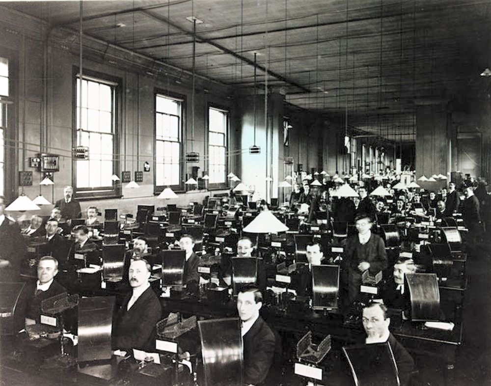 Central Telegraph Office (UK) - Pictures from 1912