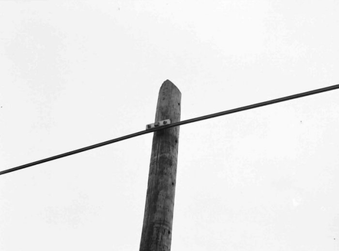 GPO - OVERHEAD CONSTRUCTION - AERIAL CABLE - CANTENARY WIRE