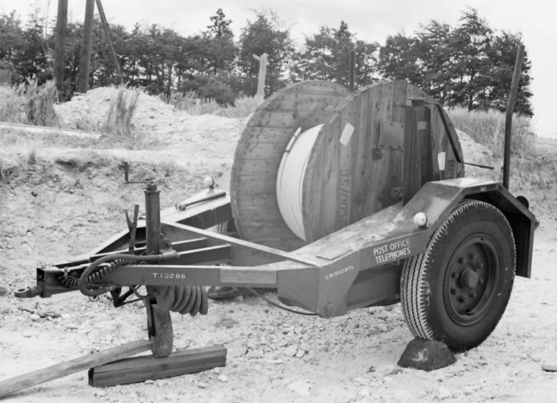 GPO TRAILERS - Trailer, Cable Drum No. 1 - 1966
