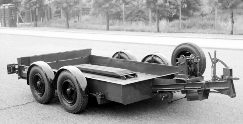 GPO TRAILERS - Trailer, Low loading, 3 ton - 1954