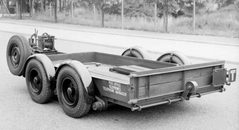 GPO TRAILERS - Trailer, Low loading, 3 ton - 1954