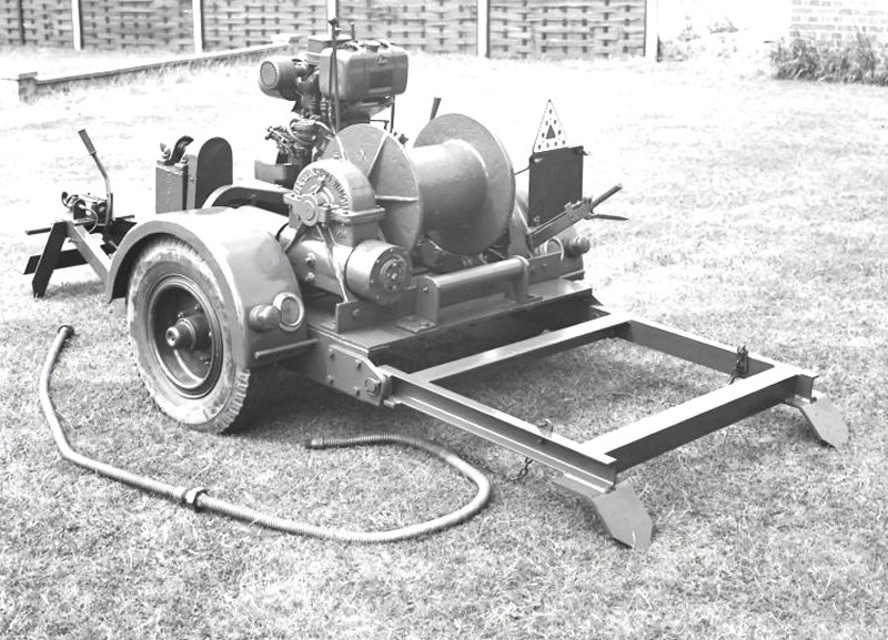 GPO TRAILERS - Trailer, Winch (Darlington) - 1962